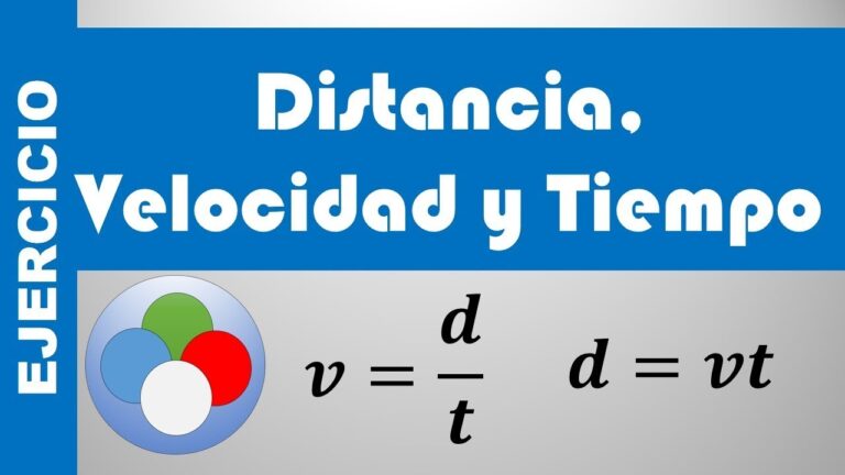 Cómo Calcular Tiempo, Distancia Y Velocidad Paso A Paso