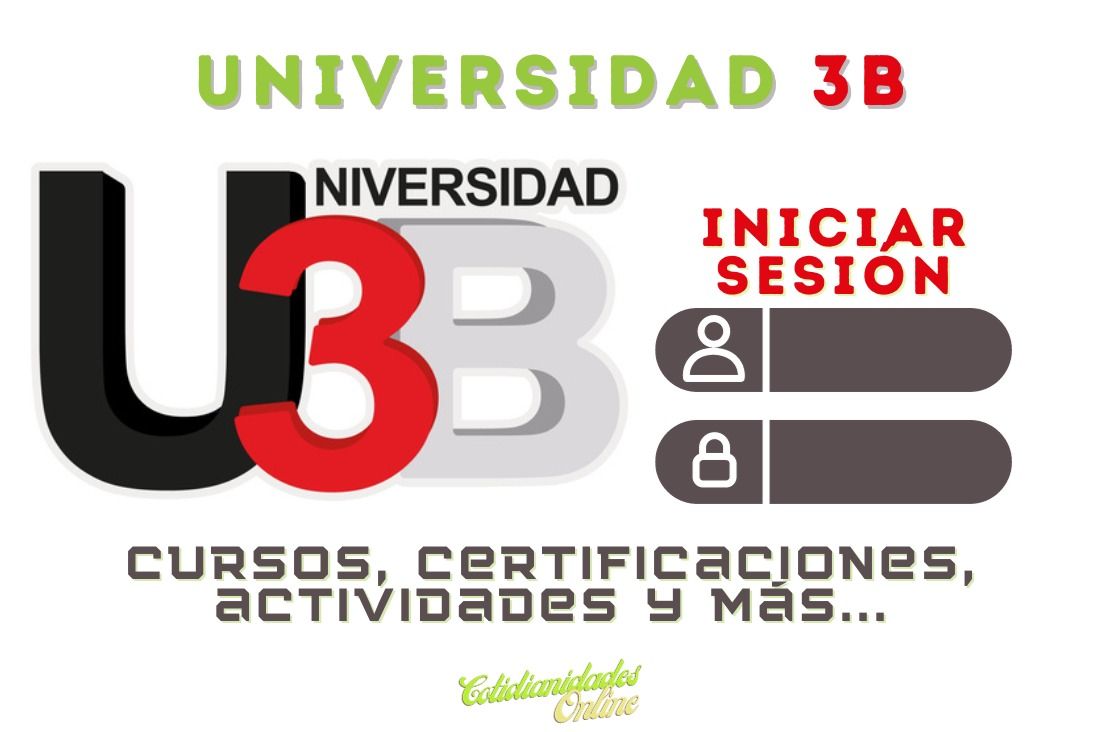 Iniciar Sesión Universidad 3B Cursos - Capacitaciones